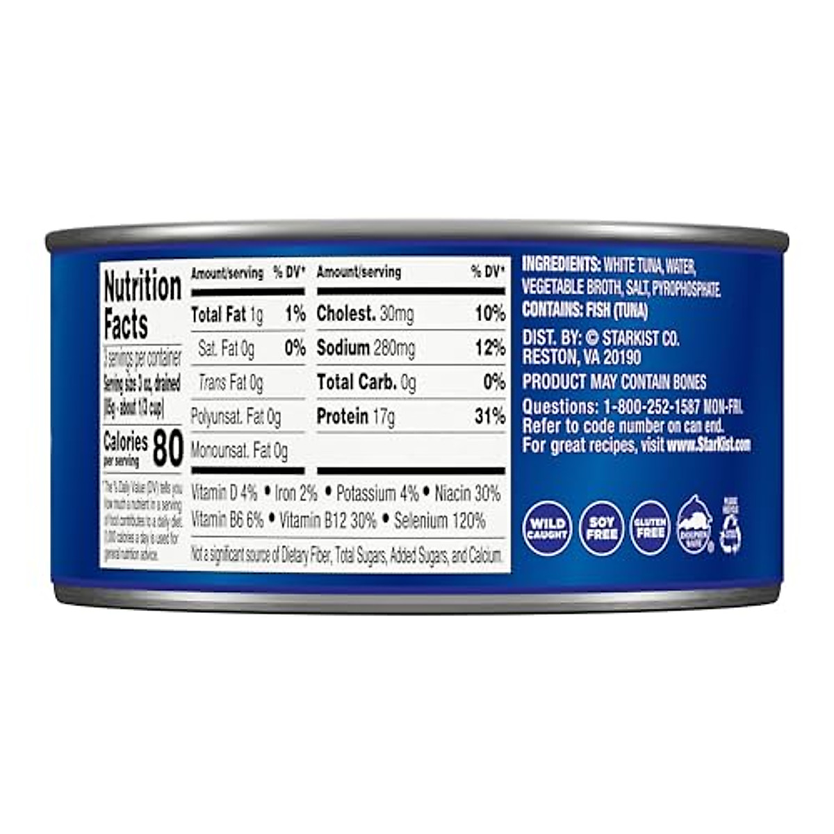 StarKist Chunk White Albacore Tuna in Water, 12 Oz, Pack of 12