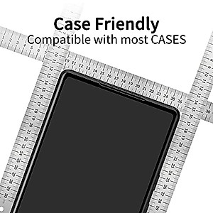 [4+2] (4 Edge Glue Tempered glass (Not full glue) + 2 Lens protector) for Oneplus 11 5G 2023 TUFF STONE Easy to Install Double Tempered glass screen protector Scratch Resistant Full Coverage adhesive