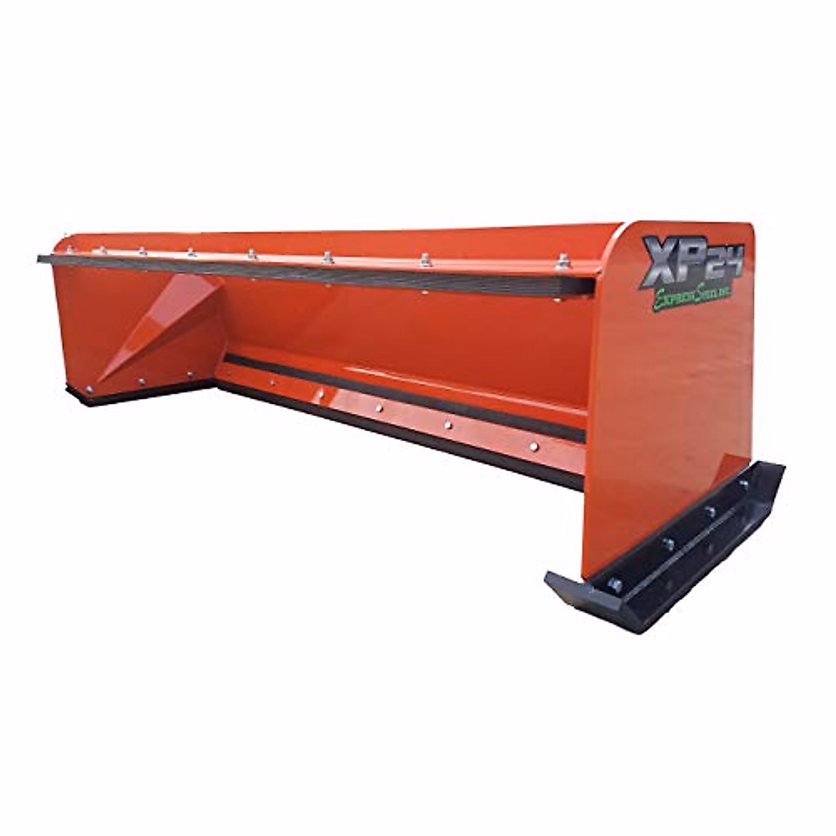 7' XP24 Pullback Skid Steer Snow Pusher Kubota Orange
