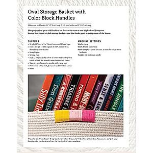 Zigzag Rope Sewing Projects: 16 Home Accessories to Make with a Simple Stitch (Landauer) Learn the Craft of Sewing with Rope - Create Durable and Decorative Bags, Bowls, Baskets, Trivets, and More