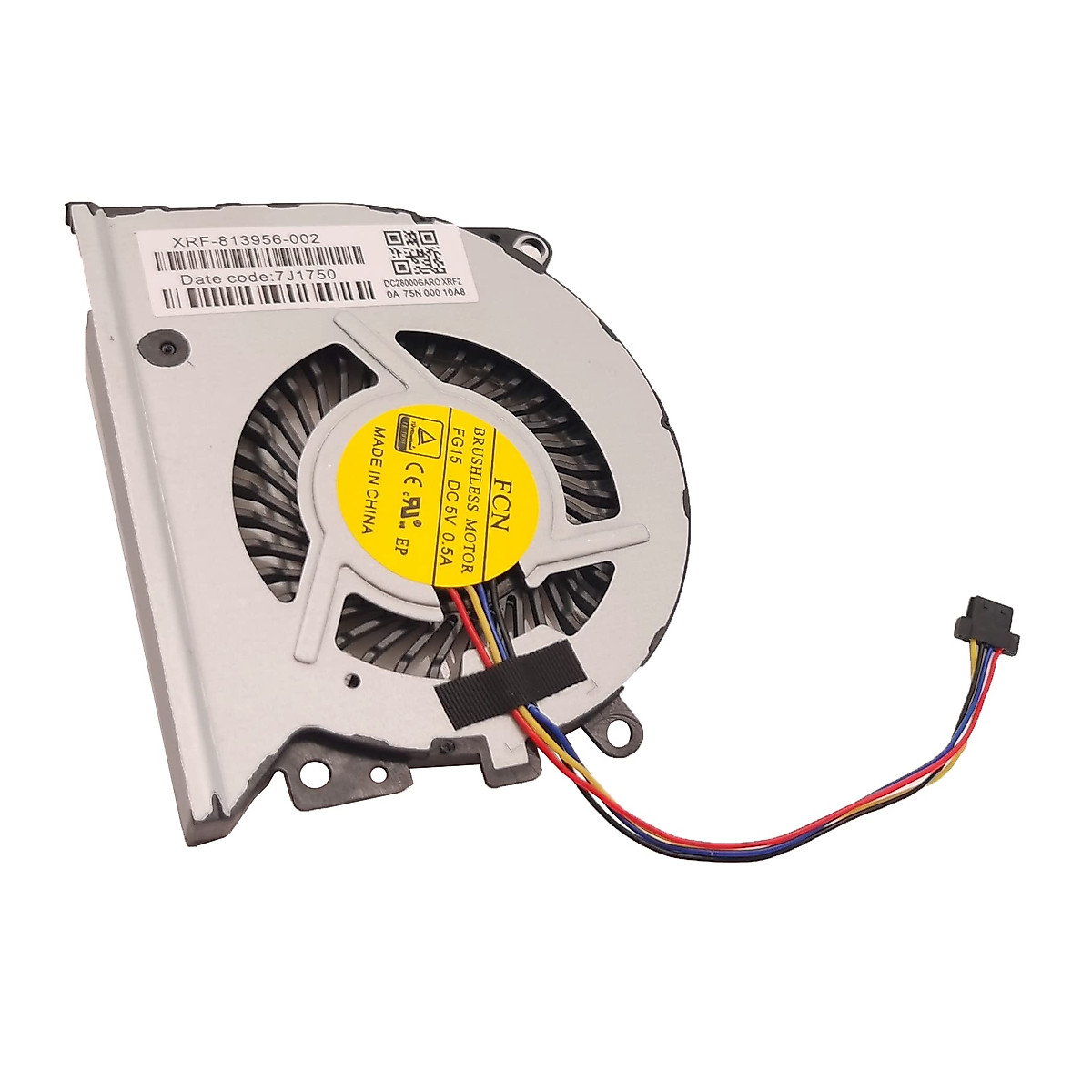 CPU Cooling Fan for HP 13-A 13-B 15-U 15T-U,Compaitible 776213-001 776215-001 779598-001 796898-001 821185-001 47Y63TP00 6033B0059801 L22307-001,