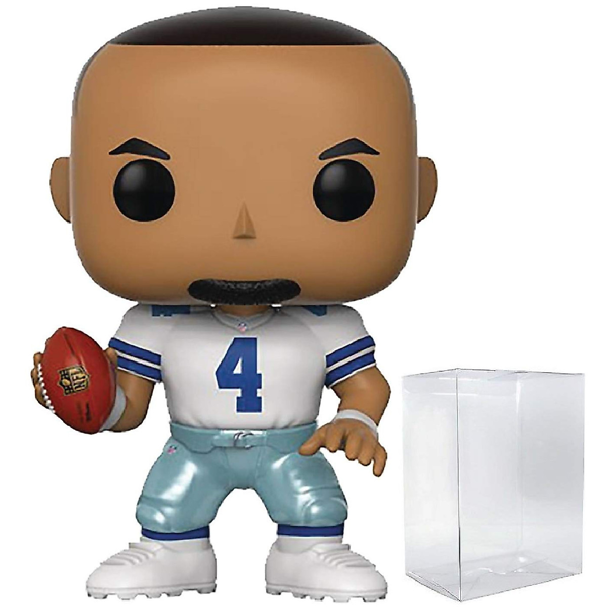 Dak Prescott (Dallas Cowboys) NFL Funko Pop! Series 4 w/Ecotek Protective Case