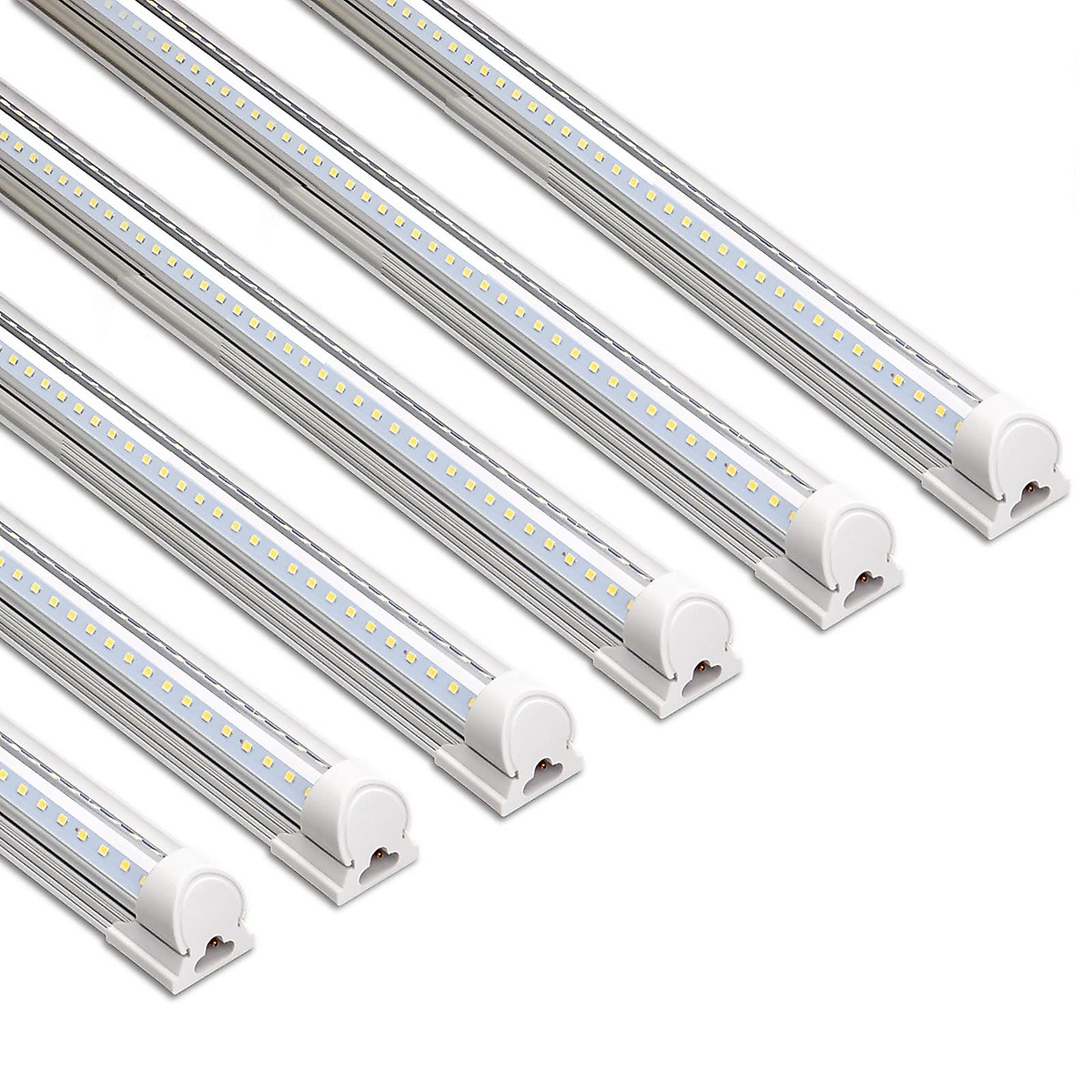 Barrina LED Shop Light T8 5000K 3FT 6-Pack +2FT 2-Pack