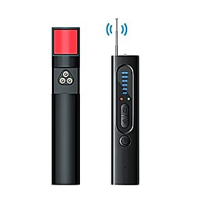 Hidden Camera Detectors, Anti-spy Hidden Devices Detector Pocket-size, RF Signal Bug GPS Tracker Hidden Camera Listening Device Detector, Wireless Signal Scanner Infrared Finder for Hotels Cars Travel