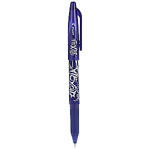 Pilot FriXion Ball 0.7mm Erasable Gel Pens, Fine Point, Blue Ink, Pack Of 6