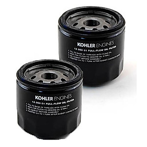 Kohler (2 Pack) 12 050 01-S Engine Oil Filter For CH18 - CH25 And CV18 - CV25, Model: , Home/Garden & Outdoor Store
