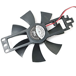 SQXBK Cooling Fan 2PCS Black DC 18V Plastic Brushless Fan for Induction Cooker