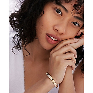 Bryan Anthonys Overcome Engraved Cuff, Fine Silver Bracelets for Women, Adjustable