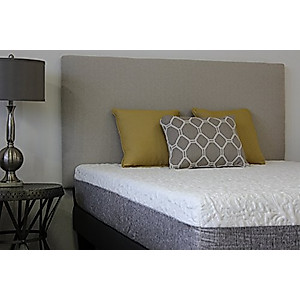 Travel Happy (Custom Size Requests) with A 10 INCH Any King Size New Cooler Sleep Graphite Gel Memory Foam Mattress with Premium Textured 8-Way Stretch Cover Made in The USA