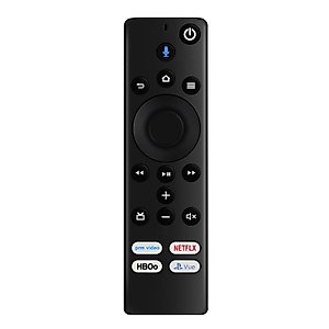 Voice Remote Replaced Fit for Insignia and Toshiba TV Edition TF-50A810U19 NS-50DF710NA19 NS-39DF510NA19 NS-43DF710NA19 NS-58DF620NA20 NS-50DF711SE21 NS-55DF710NA19 NS-24DF310NA19 NS-32DF310NA19
