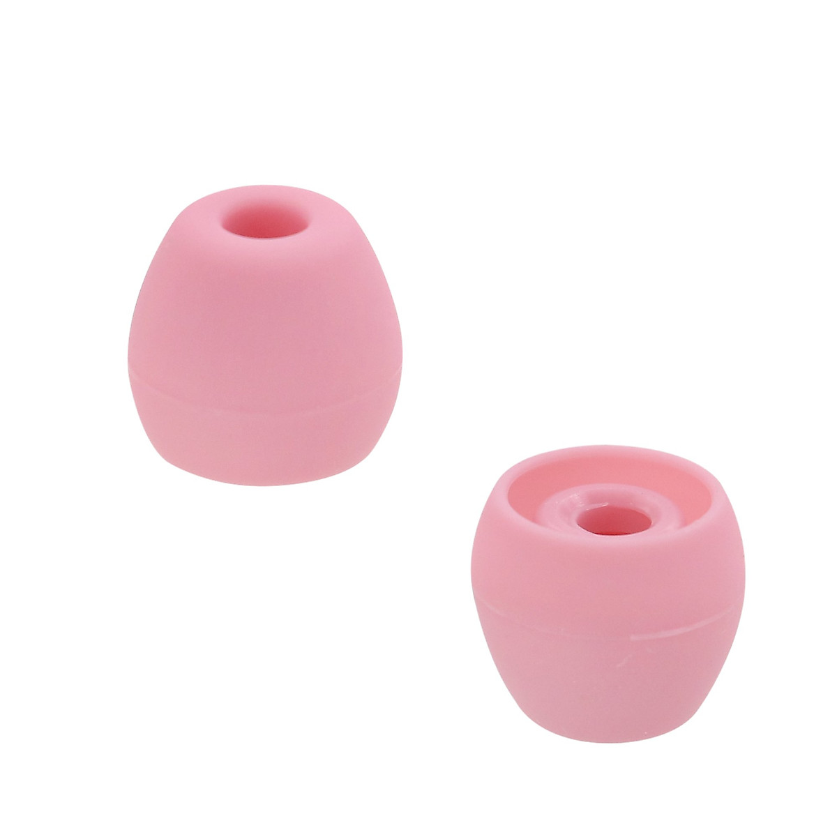 ALXCD Eartips Compatible with BeatsX in-Ear Earbuds, 8 Pair S/M/L & Double Flange Soft Silicone Earbuds Tips, Compatible with Beats by Dr. Dre BeatsX [8 Pair/Pink]