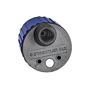 Staedtler 502 BK A6 Mars Rotary Action Lead Pointer and Tub for 2mm Leads, 502BKA6,Blue