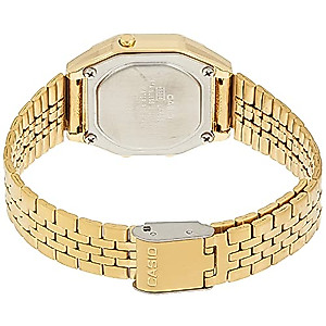 Casio LA680WGA-4C Women's Vintage Gold Tone Alarm Digital Watch