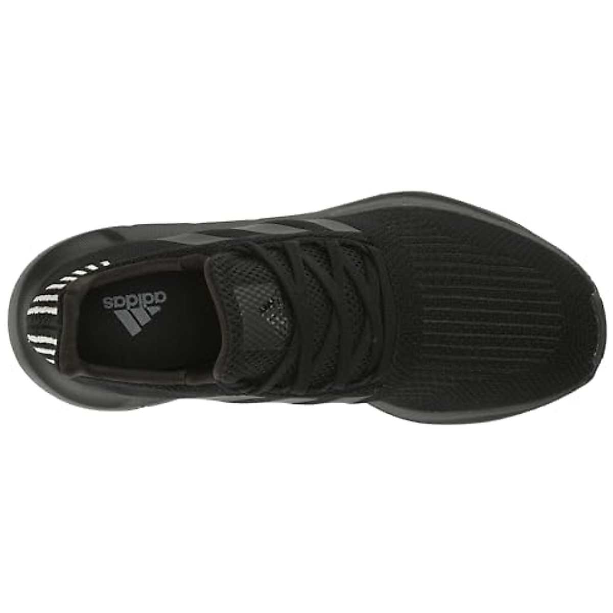 adidas Women's Swift Run Sneaker, Core Black/Core Black/Wonder Quartz, 9