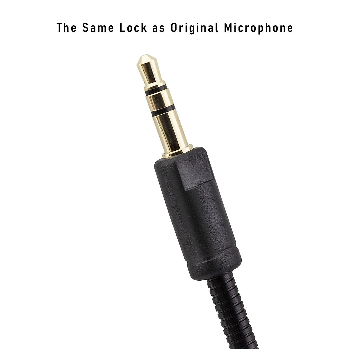 Electra V2 Mic Replacement, Replaceable 3.5mm Game Microphone Gooseneck Mic Boom for Razer Electra V2 USB 7.1 Surround Sound Gaming PS4 Xbox One Nintendo Switch Computer PC Headphones Headsets