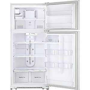 Winia WTE18HSWMD 18 Cu. Ft. Top Mount Refrigerator With Factory Installed Ice Maker - White