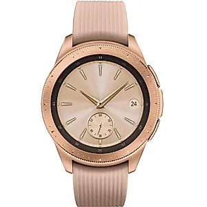 Samsung Galaxy Watch (42mm) Smartwatch (Bluetooth) Android/iOS Compatible -SM-R810 (Rose Gold)