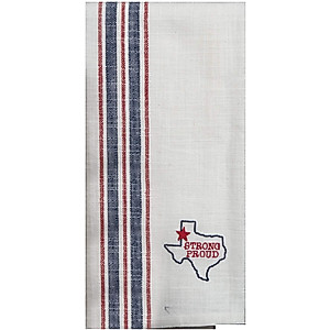 Kay Dee Design Designs Texas Pride Set of 3 Tea Towels | Texas Strong Theme | Texas Dish Towels | Souvenir or Gift Idea | Deep in The Heart of Texas, Blue