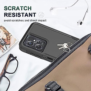 LEXNEC Designed for Moto G Power 2023 & Moto G 5G 2023 Case,Heavy-Duty Tough Rugged Lightweight Slim Shockproof Protective Men Women Phone Case Cover for Motorola G Power 2023 5G (6.5",2023)[Black]