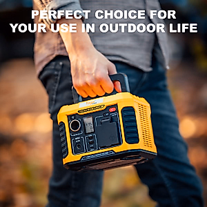 TogoPower Portable Power Station 300W, Outdoor Solar Generator (Solar Panel Not Included) 231Wh Backup Lithium Battery, 120V Pure Sine Wave AC Outlet for Camping Travel Hunting Blackout Home Emergency