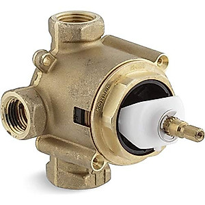 Kohler K-728-K-NA MasterShower® 3/4" 2- or 3-Way Transfer Valve