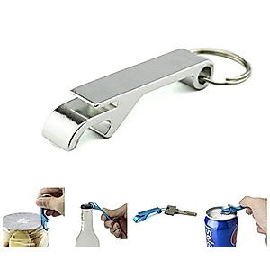 24 Bulk Bottle Opener Keychain Assortment - Ideal Tailgating Gifts and Promotional Item