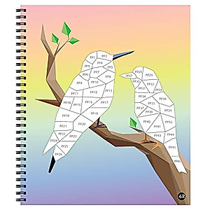 Brain Games - Sticker by Number: Birds (42 Images to Sticker)