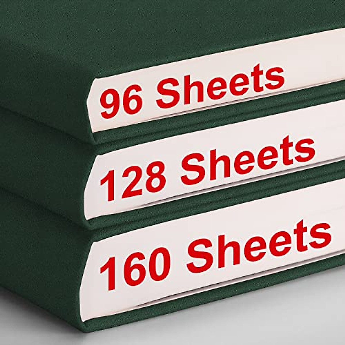 AHGXG Lined Journal Notebook - 320 Numbered Pages Thick Journal for Writing A5 College Ruled Notebook, 100gsm Lined Paper, Leather Hardcover, for Women Men Work Office School, 5.75'' X 8.38''-Green