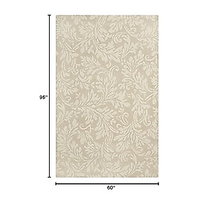 SAFAVIEH Impressions Collection Area Rug - 5' x 8', Sage, Handmade Wool, Ideal for High Traffic Areas in Living Room, Bedroom (IM344C)
