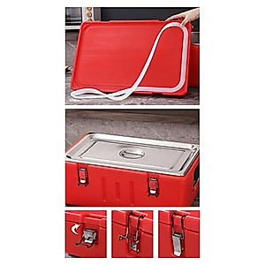 Bothyi Insulated Food Pan Carrier Food Warmer Box Insulated Food Container,Hot Box,Food Warmer for Restaurant Home Family Gatherings, 1 grid unremovable