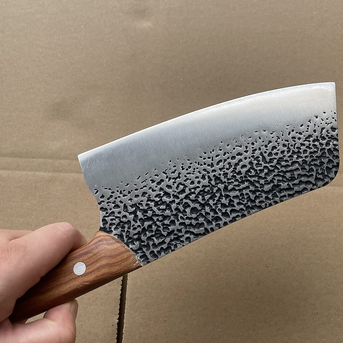 7Inch High Carbon Steel Light Chef Knife Super Sharp Meat Vegetable Cleaver Knife