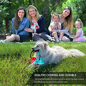 Askhald Dog Toys, Dog Chew Toys for Aggressive chewers, Puppy Dog Training Treats Teething Rope Toys for Boredom, Dog Puzzle Treat Food Dispensing Ball Toys for Puppies Teething Small Dogs (Blue)