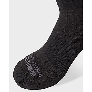 32 DEGREEES Men's 6 Pack Comfort Ankle Socks | Anti-Odor | Cushioned Heel | Arch Support | Active | Casual | Work, Black, Large