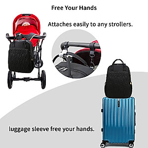 Gender Neutral Baby Stuff-Baby Diaper Bag Backpack. Newborn Registry Essentials Must Haves.Gifts For Baby Shower.Best For Baby Girl&Boy.Portable Baby Travel Accessories.BLACK.Tylola For New Moms&Dads