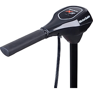 MotorGuide 940200190 X3 Freshwater Bow Mount Trolling Motor — Hand-Operated — 50-Inch Shaft, 55-Pound Peak Thrust — Digital Power Management