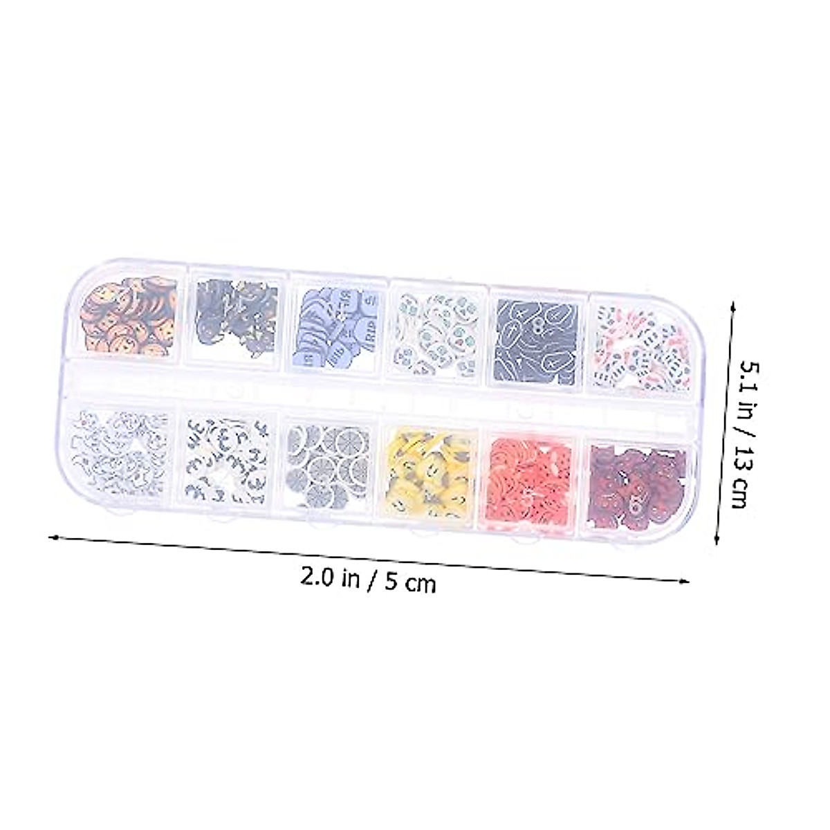 FRCOLOR 9 Boxes Nail Art Accessories Nail Decals for Nail Art Glitter Nail Polish Set Glitter Set Nail Glitter Nail Art Sequins Sparkle Nail Art Soft Pottery Polymer Clay Nail Sequins