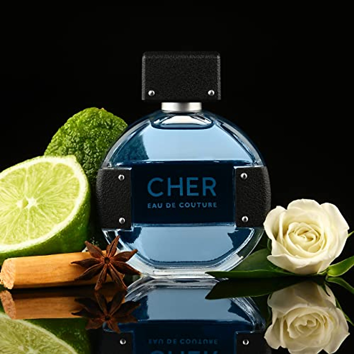Cher Eau De Couture - Perfume Spray for Men and Women - Fruity and Citrusy Scent with Notes of Bergamot, Jasmine and Vanilla Orchid - Spicy, Bold and Lasting Fragrance - 1.7 FL Oz
