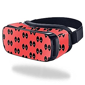 MightySkins Skin Compatible with Samsung Gear VR (Original) wrap Cover Sticker Skins Dead Eyes Pool
