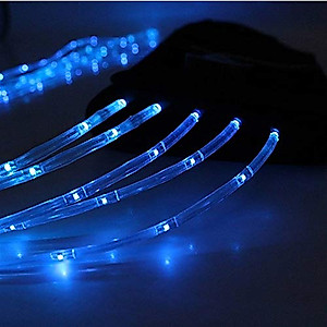 HABADOG 55cm/100cm Horse Tail USB Light Chargeable LED Crupper Horse Harness Equestrian Horse Riding Cheval Equitation (Color : 100cm Blue)
