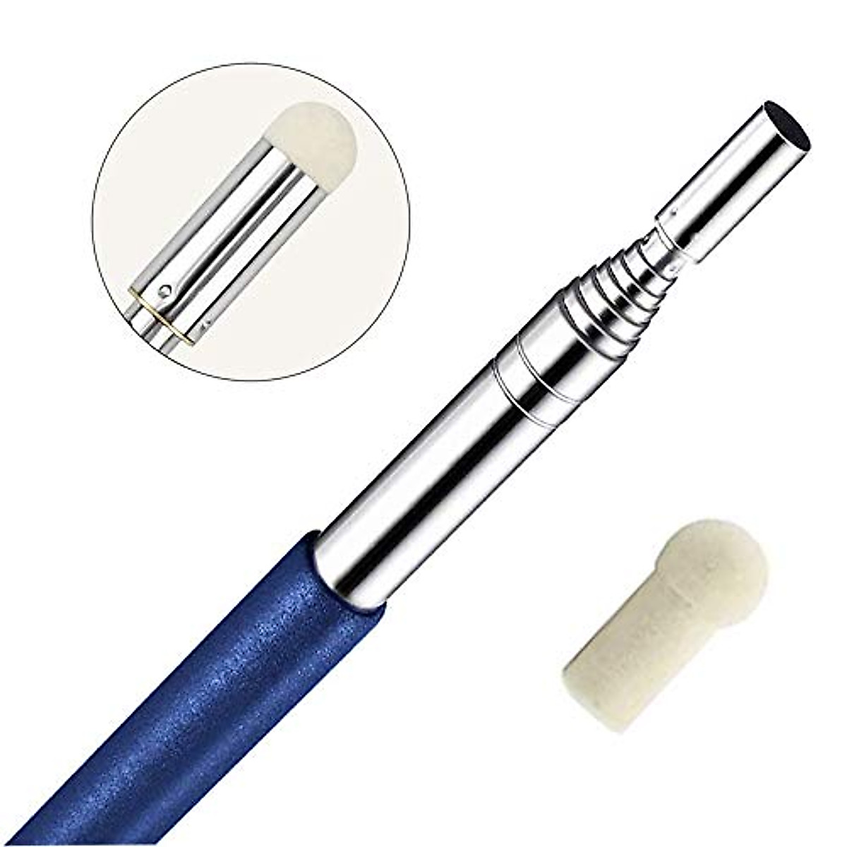 Telescopic Pointer Stick with Hand Lanyard, Teacher Pointer for Classroom, Presentation Pointers for Teachers, Hand Pointer Extendable Pointer Stick Retractable Pointer Pen Whiteboard Pointer (Blue)