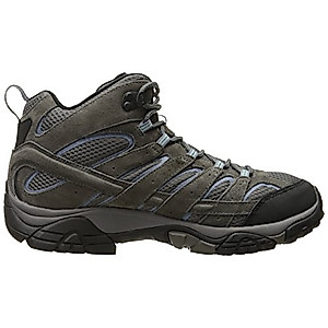 Merrell Women's Moab 2 Mid Waterproof Hiking Boot, Granite, 8 M US