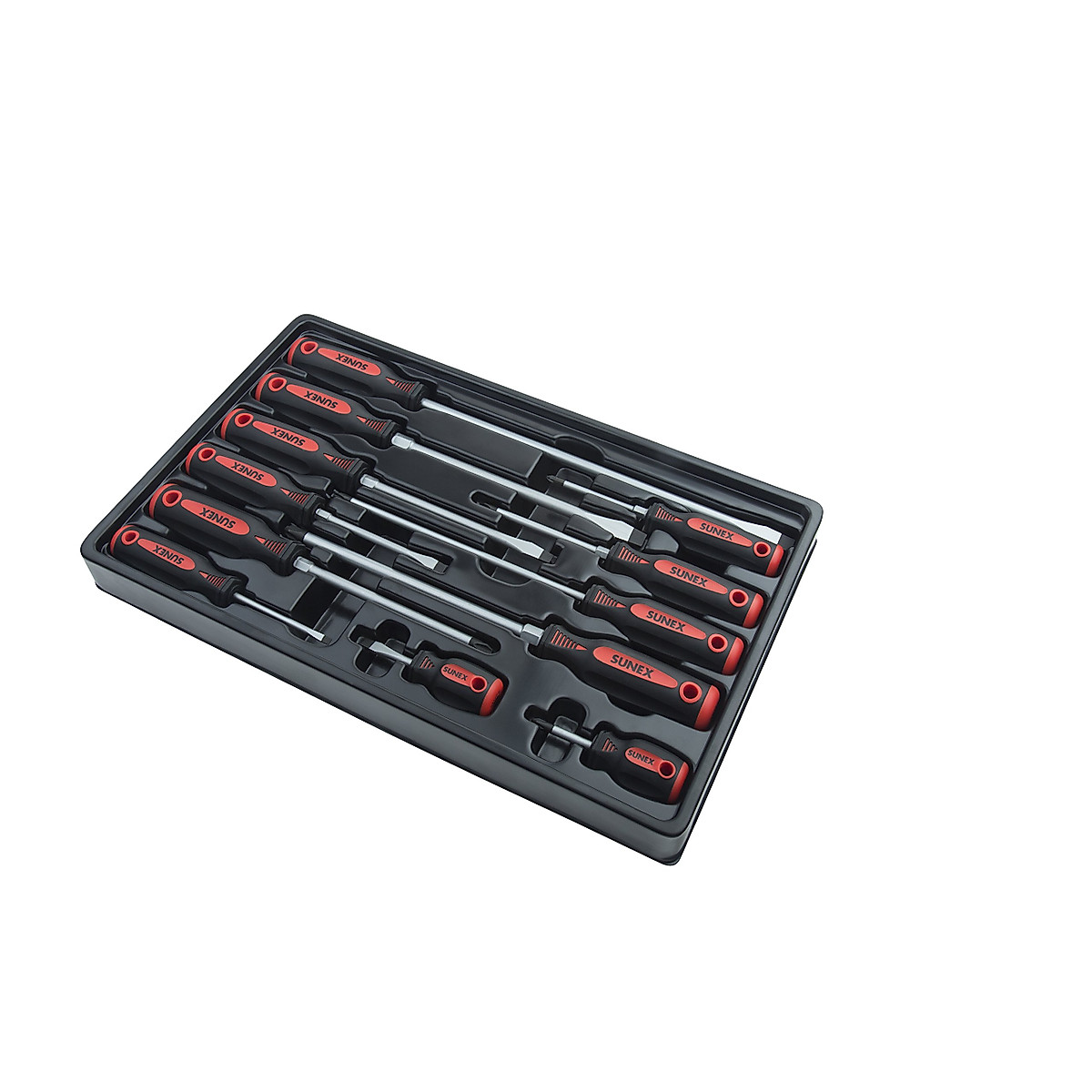 SUNEX TOOLS 1112SS Combination Screwdriver Set, 12Piece