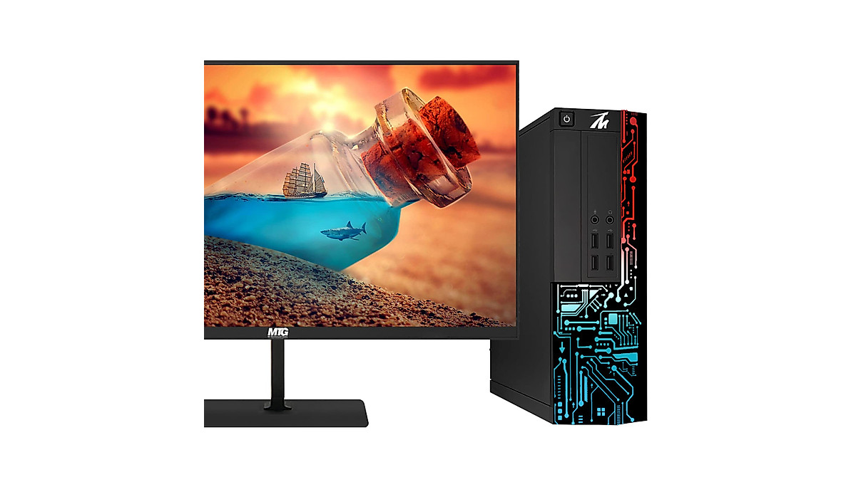 TechMagnet Gaming PC & Monitor Bundle - Intel i5, 16GB RAM