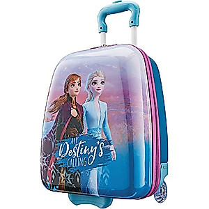 American Tourister Kids' Disney Hardside Upright Luggage, Frozen Destiny, Carry-On 16-Inch
