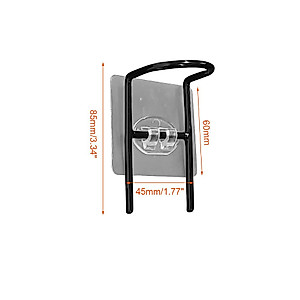 XXHong Sponge Holder Dish Wand Holder Kitchen Brush Holder Black Sink Caddy Organizer 2 Packs