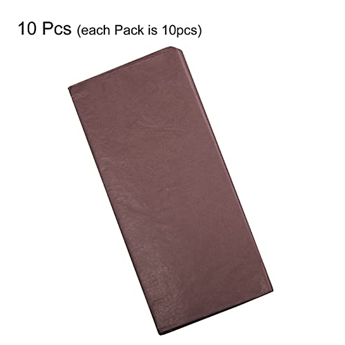 MECCANIXITY 10 Sheets Large Gift Wrap Tissue Paper Pastel Bulk Brown 20 x 26 inch for Gift Bags Wrapping, Wedding, Party, Favor Decor, DIY Crafts