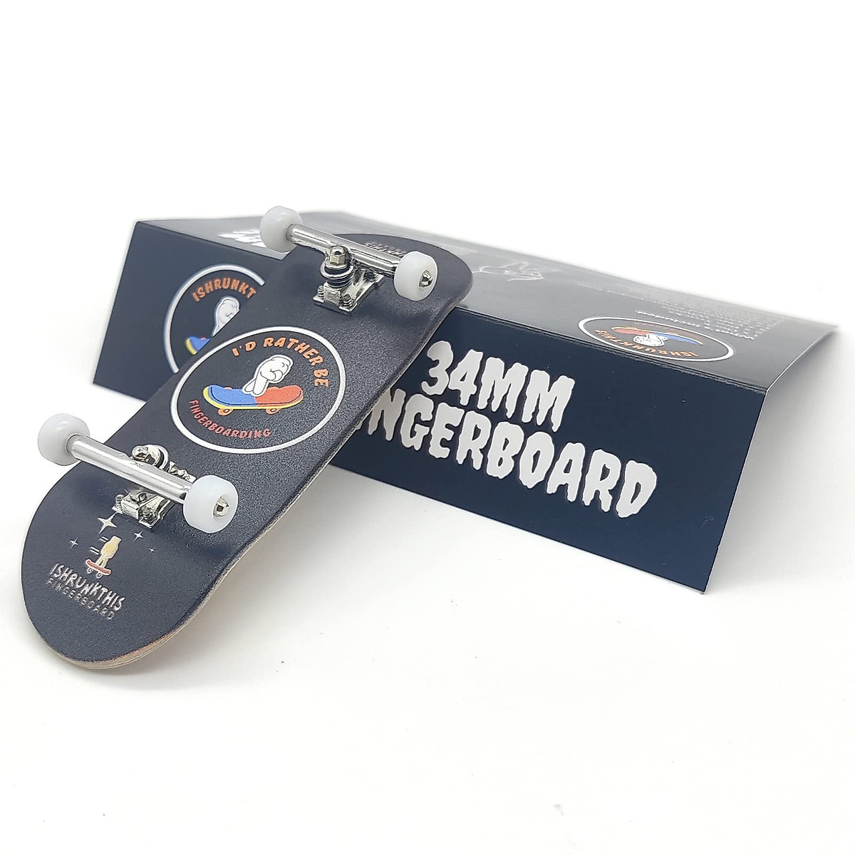 ishrunkthis I'd Rather Be Fingerboarding - Wooden Pro Fingerboard Completes 34mm