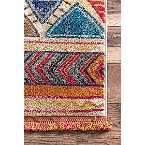 nuLOOM Aztec Atzi Area Rug, 5' x 7' 5", Orange