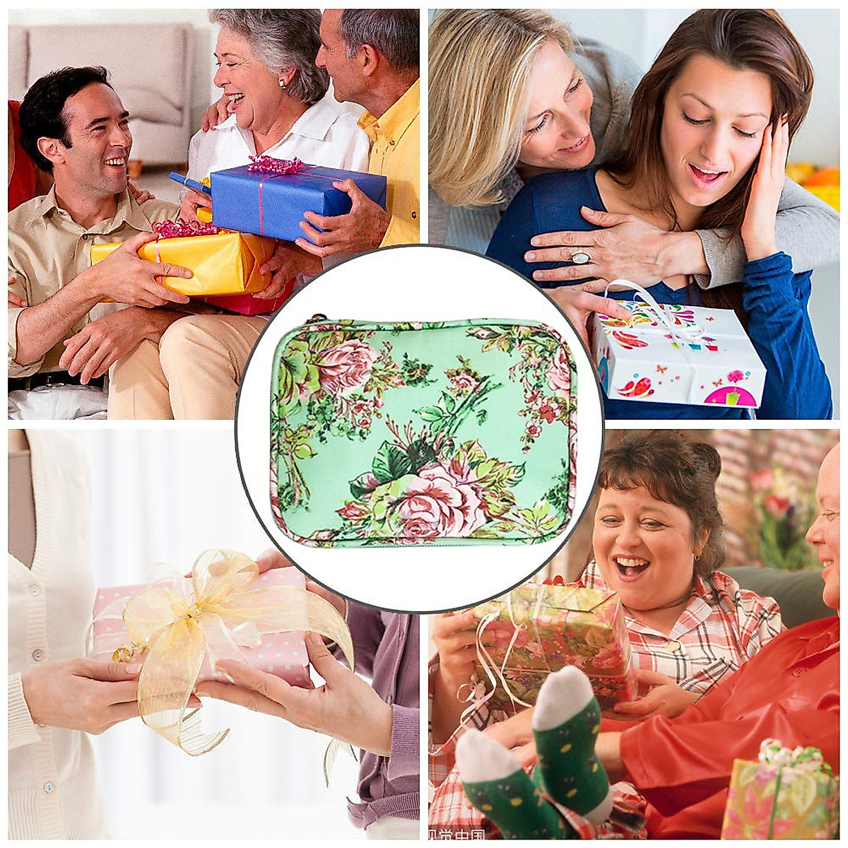 New Crochet Hook Case Without Hooks and Accessories, Zipper Storage Organizer Bag with Web Pockets for Various Crochet Needles/Knitting Accessories/Crochet Hook Kit Tools, Lightweight, Easy to Hold