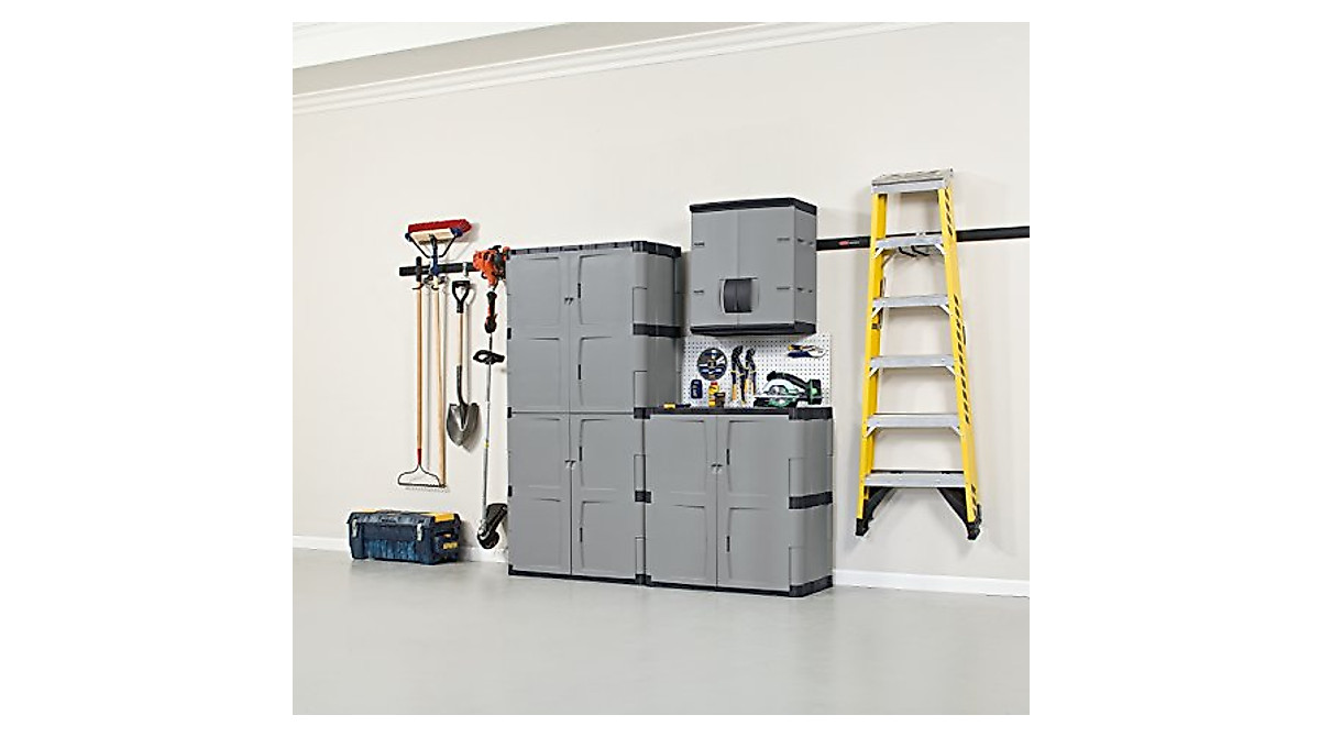 Rubbermaid 5-Shelf Storage Cabinet - Durable Garage Organizer